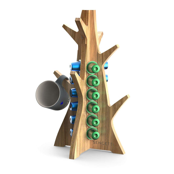 Mug and coffee pod tree innovation by Andy Cartwright